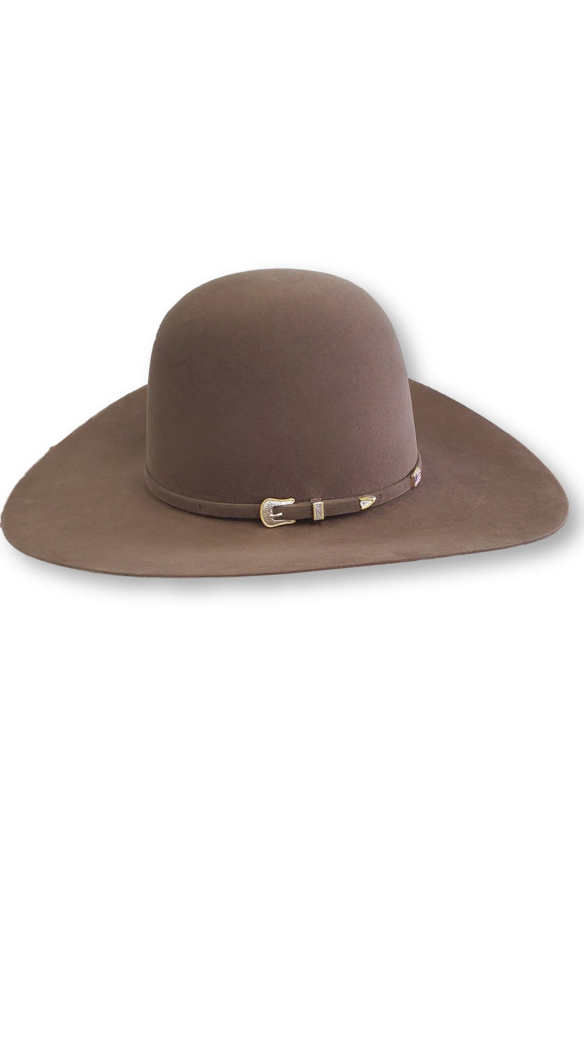 American Hat Co. - 10X Pecan Felt Cowboy Hat - Open Crown - Connolly ...
